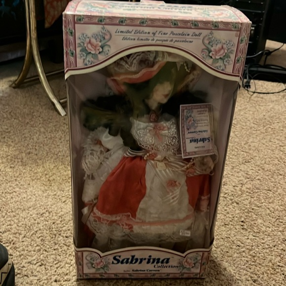 Sabrina Collection | Toys | Nwt Porcelain Collectible Sabrina Doll From ...